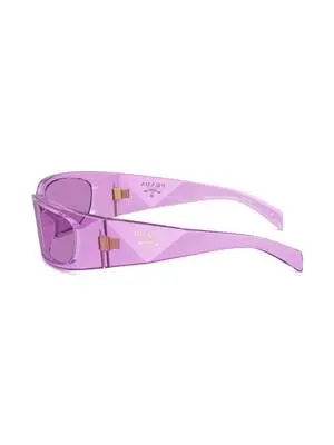Prada Oval Frame Sunglasses - Pink