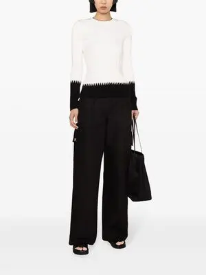 BOSS Fedrina Ribbed-knit Top