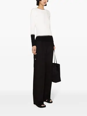 BOSS Fedrina Ribbed-knit Top