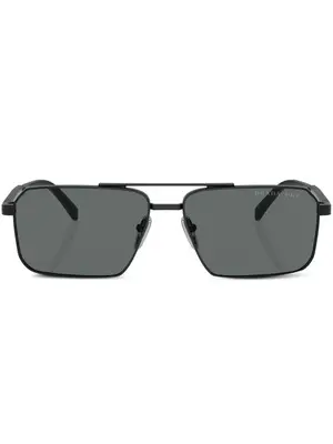 Prada Aviator Frame Sunglasses - Black