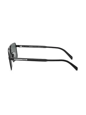 Prada Double-bridge Rectangle-frame Sunglasses