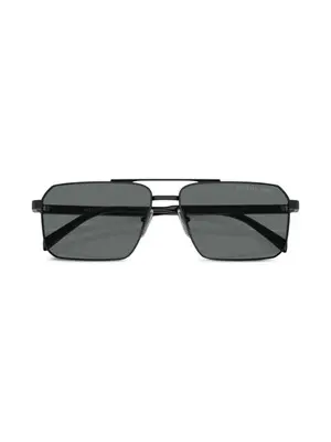 Prada Double-bridge Rectangle-frame Sunglasses