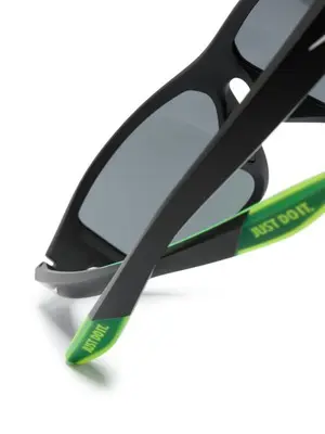 Nike Brazel Fuel Rectangle-frame Sunglasses