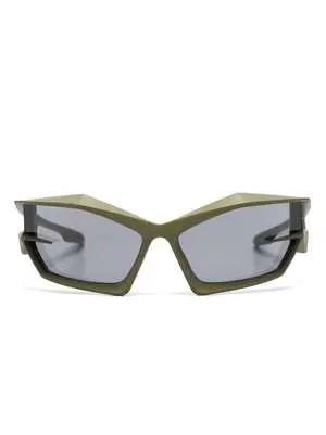 Givenchy Cut Shield Sunglasses - Green