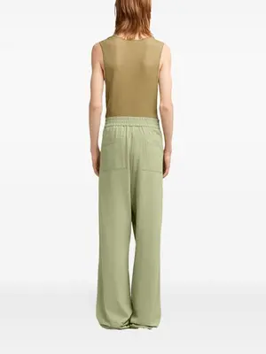 AMI Paris De Coeur Cotton Trousers - Green