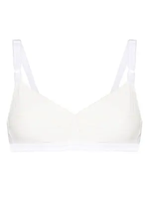 N°21 Scalloped-edges Bra - White