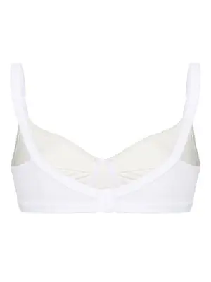 N°21 Scalloped-edges Bra - White
