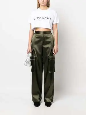 Givenchy Logo-print Cropped T-shirt
