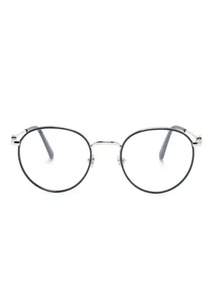 Moncler Round-frame Glasses - Blue