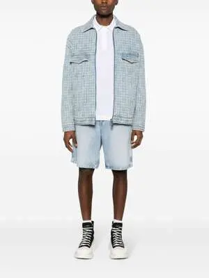 Givenchy 4g-embossed Denim Jacket