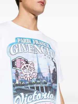 Givenchy World Tour Boxy Fit T-shirt In Cotton