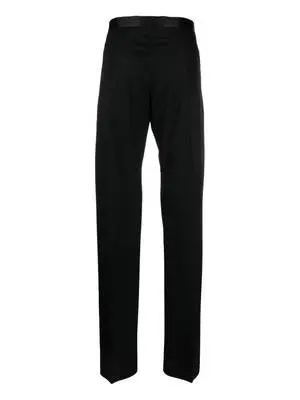 Givenchy Satin-trim Straight-cut Tailored Trousers