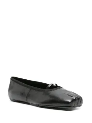 Givenchy 4g-plaque Pleated Ballerina Shoes
