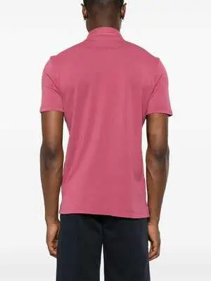 Fedeli Piqué-weave Polo Shirt - Pink