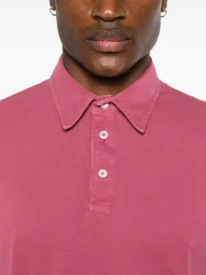 Fedeli Piqué-weave Polo Shirt - Pink