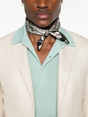 John Smedley Adrian Fine-knit Polo Shirt - Green