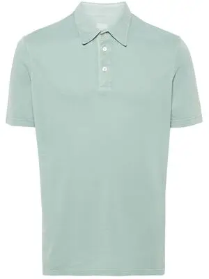 Fedeli Piqué-weave Polo Shirt - Green