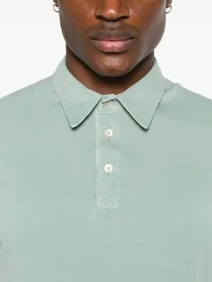 Fedeli Piqué-weave Polo Shirt - Green