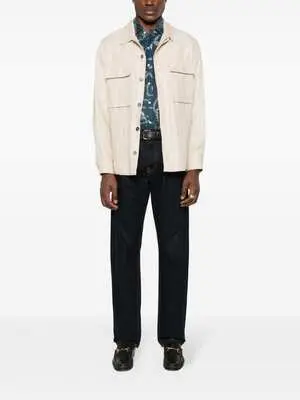 Polo Ralph Lauren Abstract-print Linen Shirt