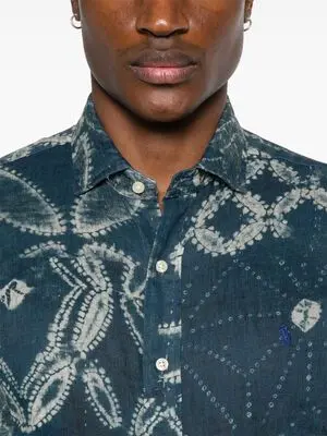 Polo Ralph Lauren Abstract-print Linen Shirt