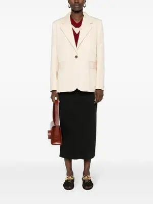 Maison Kitsuné Tailored Cotton Blazer