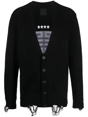Givenchy 4g-motif Cotton Jumper - Black