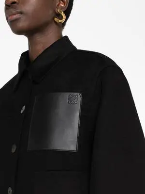 Loewe Anagram Debossed Shirt Jacket