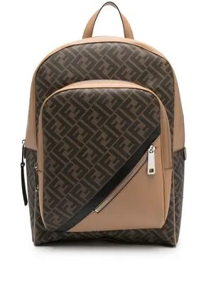 Fendi Monogram-pattern Backpack