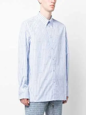 Givenchy Logo-print Striped Shirt