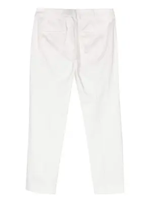 Max Mara Lince Mid-rise Tapered Trousers - White