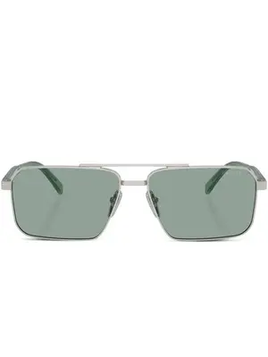 Prada Pilot Frame Sunglasses - Silver