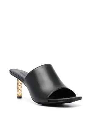 Givenchy G Cube 75mm Leather Mules
