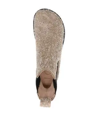 Loewe Textured Round-toe Boots