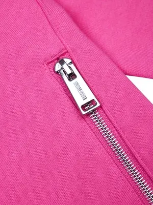TEAM WANG DESIGN Logo-print Zipped Track Jacket - Pink