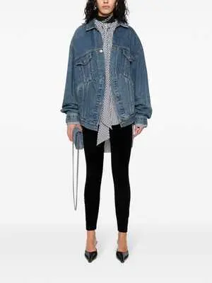 Balenciaga Velvet Ski Leggings