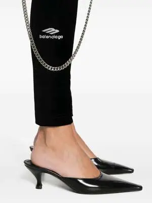 Balenciaga Velvet Ski Leggings