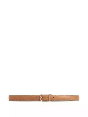 TOTEME Pebbled Leather Belt - Neutrals