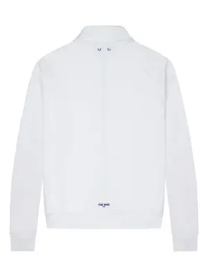TEAM WANG DESIGN Logo-print Zipped Track Jacket - White