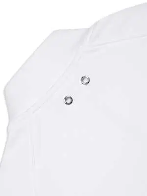 TEAM WANG DESIGN Logo-print Zipped Track Jacket - White