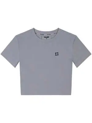 TEAM WANG DESIGN X Chuang Asia Logo-print Cropped T-shirt
