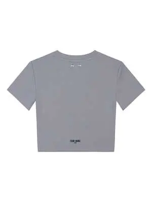 TEAM WANG DESIGN X Chuang Asia Logo-print Cropped T-shirt
