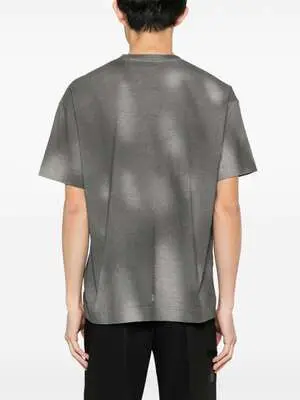 Givenchy Logo-print Faded T-shirt - Black