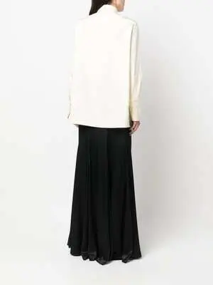 Givenchy Pussy-bow Silk Blouse - Neutrals