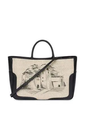 Alberta Ferretti Castel Sismondo-print Tote Bag