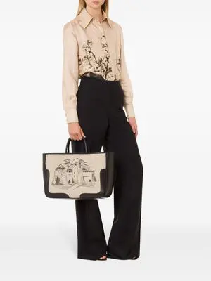 Alberta Ferretti Castel Sismondo-print Tote Bag