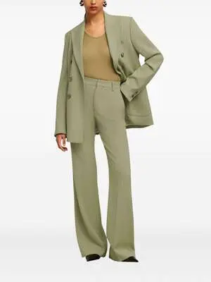 AMI Paris High-waisted Flared Trousers