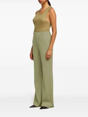 AMI Paris High-waisted Flared Trousers