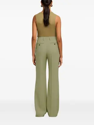AMI Paris High-waisted Flared Trousers