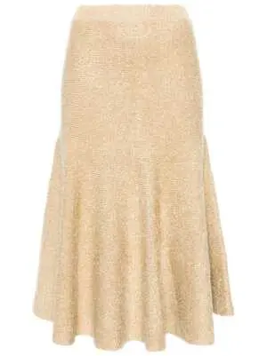 Khaite Cadence A-line Skirt