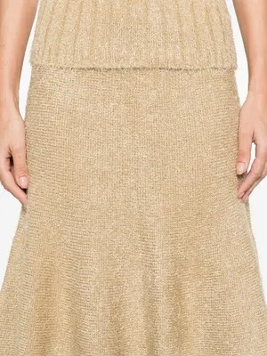 Khaite Cadence A-line Skirt